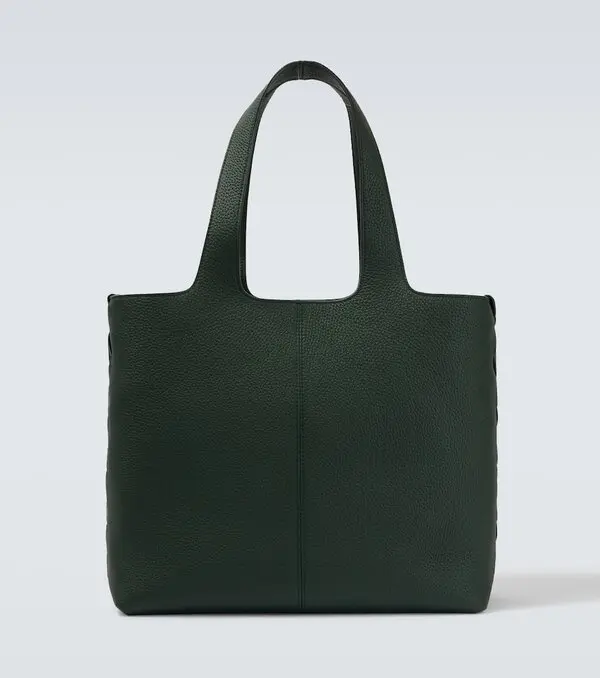 Bottega Veneta Diago Intreccio Leather Tote Bag - Green