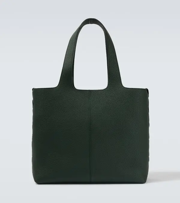 Bottega Veneta Diago Intreccio Leather Tote Bag - Green