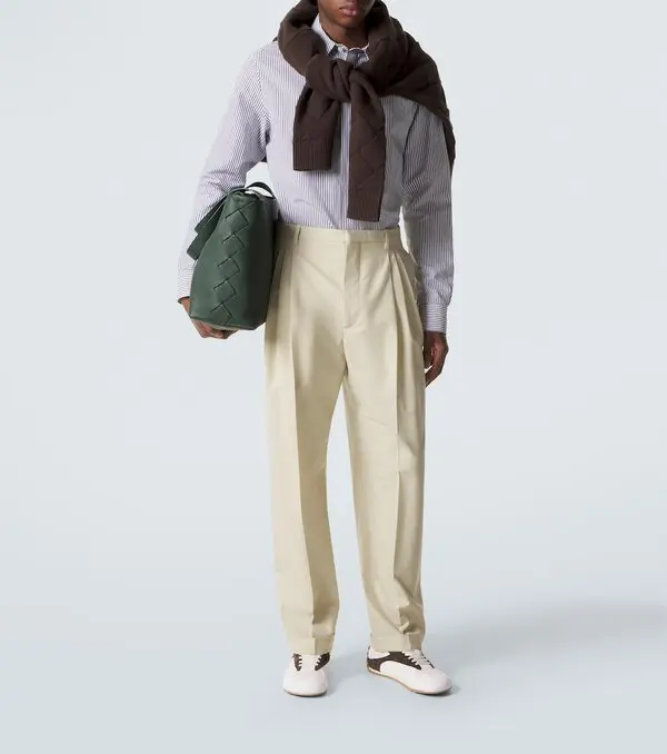 Bottega Veneta Diago Intreccio Leather Tote Bag - Green