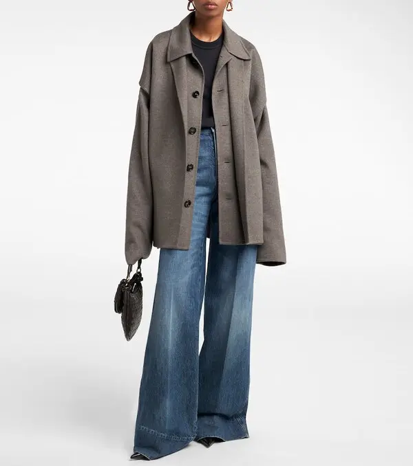 Bottega Veneta High-rise Wide-leg Jeans - Blue