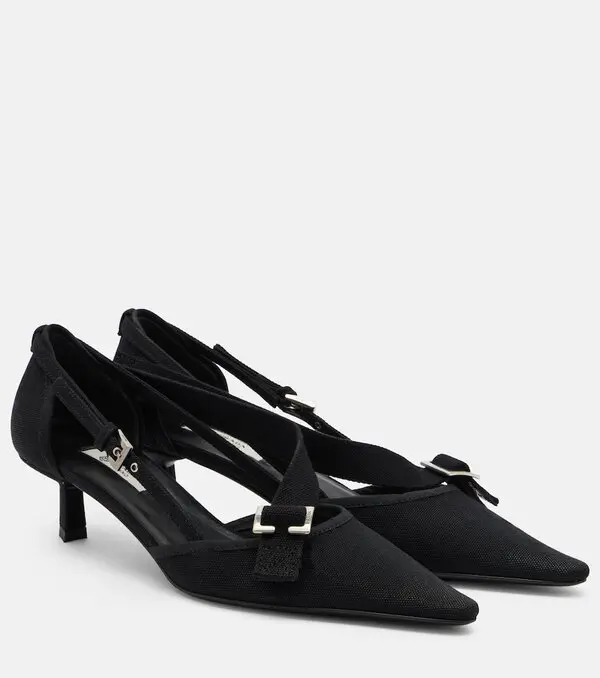 Prada Canvas Pumps - Black