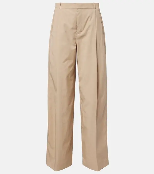 Vince Camille Wide-leg Trousers - Beige