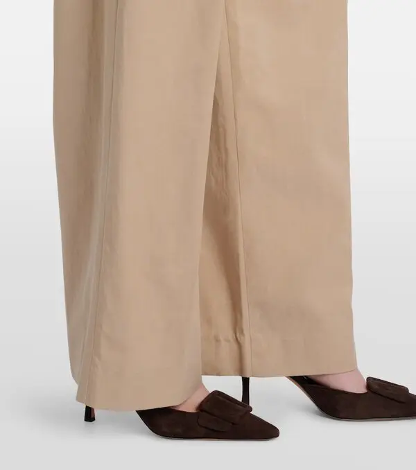 Vince Camille Wide-leg Trousers - Beige