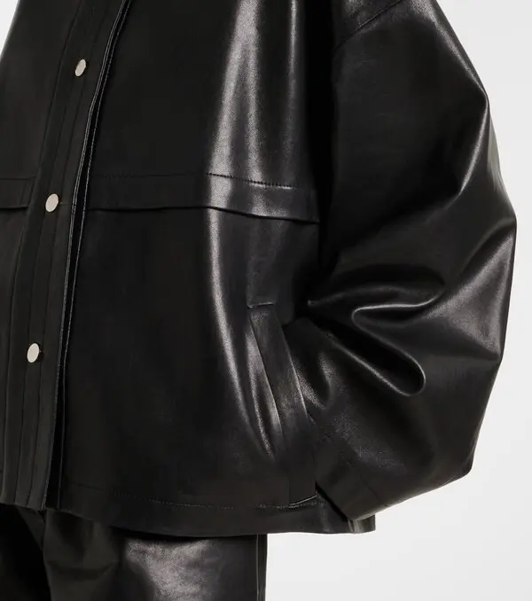 Nour Hammour Park Leather Jacket