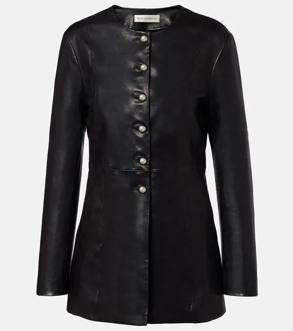 Nour Hammour Parlor Leather Jacket