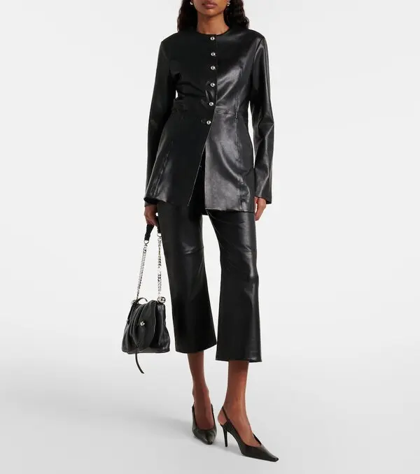 Nour Hammour Parlor Leather Jacket