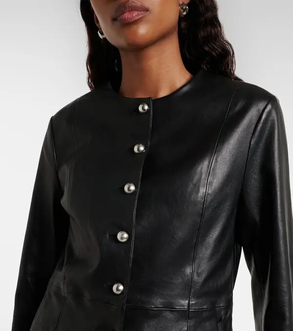 Nour Hammour Parlor Leather Jacket