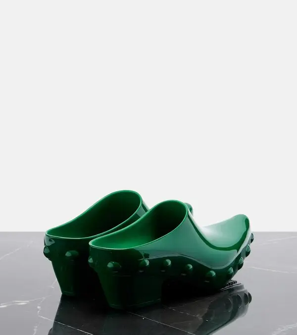 Bottega Veneta Gondola Clogs - Green