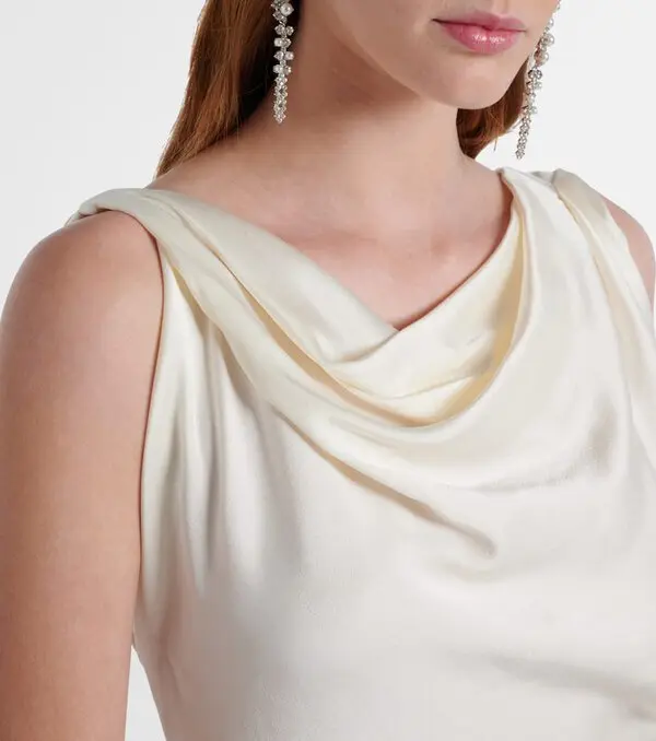 Victoria Beckham Posy Draped Gown