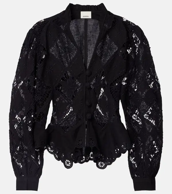 Isabel Marant Étoile Nina Broderie Anglaise Blouse