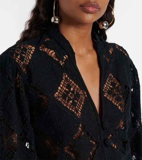 Isabel Marant Étoile Nina Broderie Anglaise Blouse