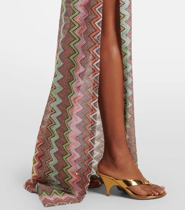 Missoni Zigzag Lamé Wrap Skirt - Multicoloured