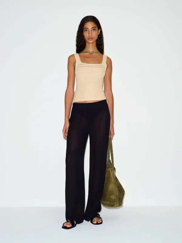 REFORMATION Azara Sweater Tank - Ivory