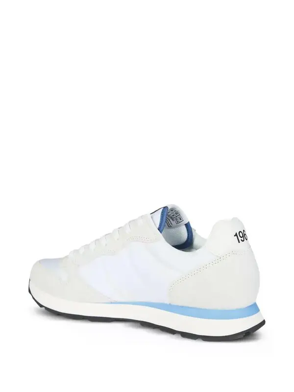 SUN 68 Tom Solid Suede Applique Sneakers - White