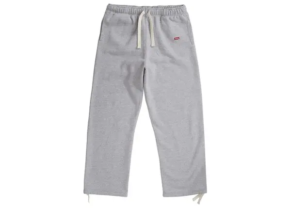 Supreme Small Box Drawstring Sweatpant - Heather Grey
