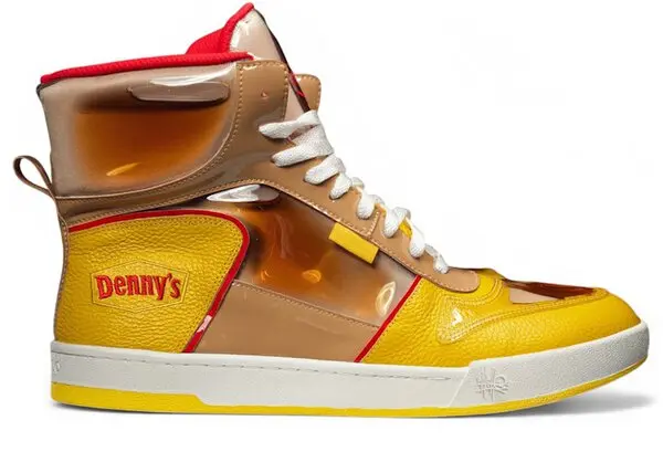 MACHE Denny’s X Sticky Kicks National Syrup Dayin Sneakers - Maple Syrup/yellow