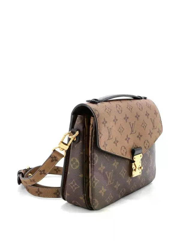 LOUIS VUITTON Pochette Metis Reverse Monogram Canvas - Brown