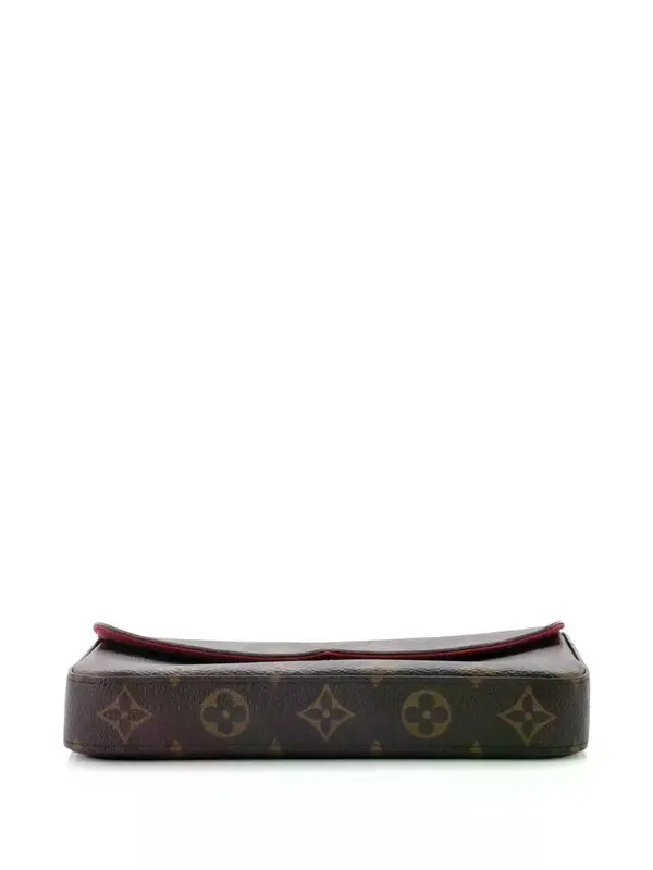 LOUIS VUITTON Felicie Pochette Monogram Canvas Crossbody Bag - Brown