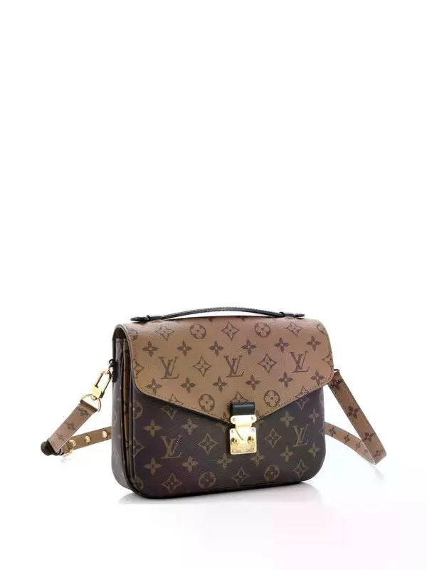 LOUIS VUITTON Pochette Metis Reverse Monogram Canvas