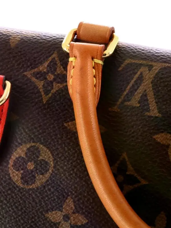 LOUIS VUITTON Marignan Handbag Monogram Canvas With Leather Shoulder Strap