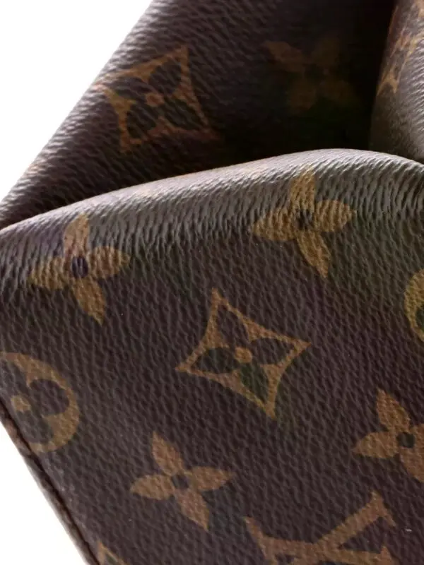 LOUIS VUITTON Marignan Handbag Monogram Canvas With Leather Shoulder Strap
