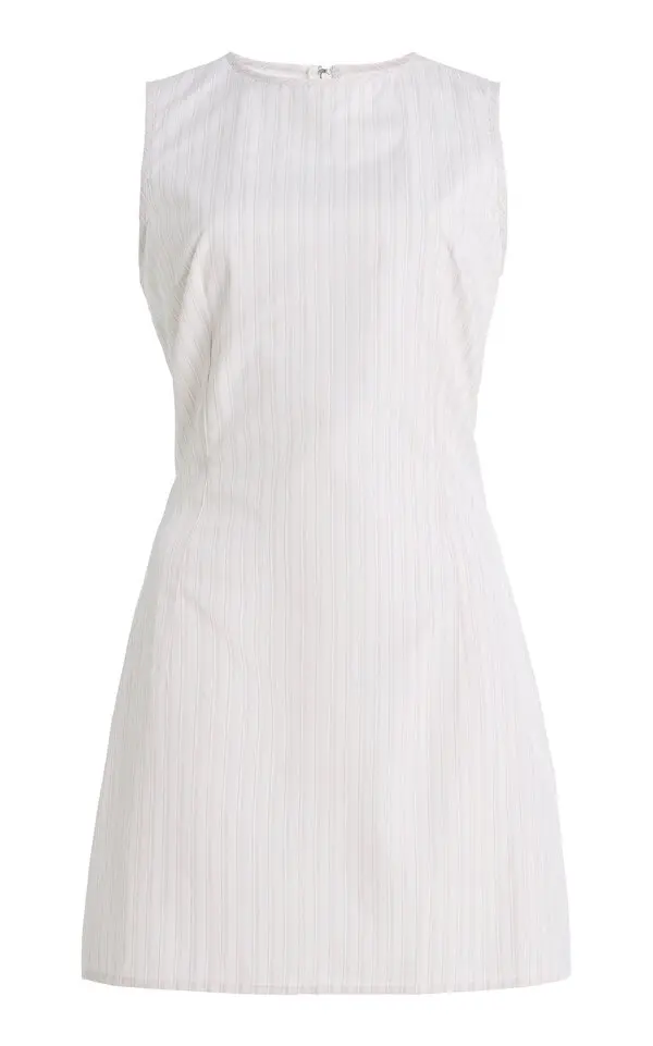 ALFIE Nori Striped Cotton Poplin Mini Dress
