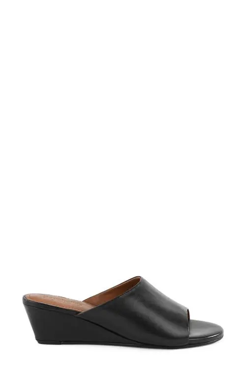 Seychelles Wedge Slide Sandal - Black