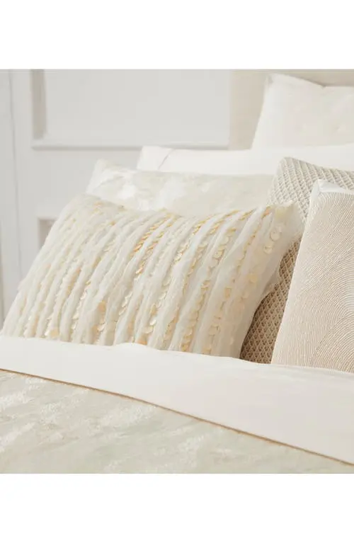 Donna Karan New York Flutter Sequin Accent Pillow
