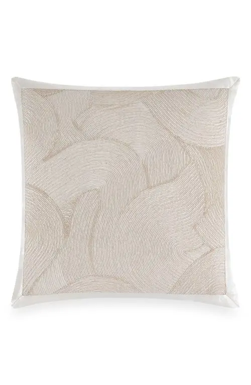 Donna Karan New York Cord Swirl Accent Pillow - Ivory