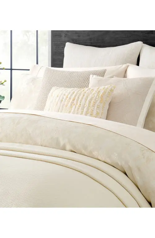 Donna Karan New York Cord Swirl Accent Pillow - Ivory
