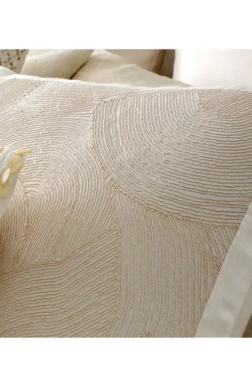 Donna Karan New York Cord Swirl Accent Pillow - Ivory