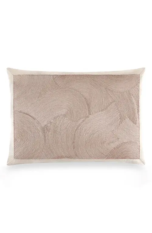 Donna Karan New York Cord Swirl Accent Pillow - Pale Oyster