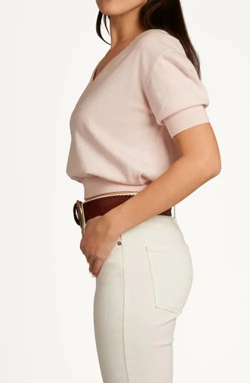 Sam Edelman Cropped V-neck Sweater