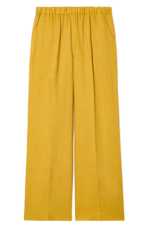 Marina Rinaldi Rocco Straight-leg Linen Pants