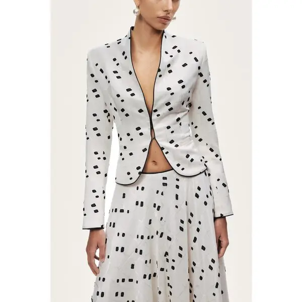 NOCTURNE Printed Tailored Jacket