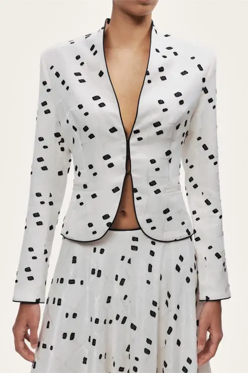 NOCTURNE Printed Tailored Jacket