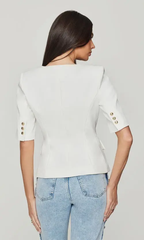 Generation Love Tilly Crepe Jacket - White