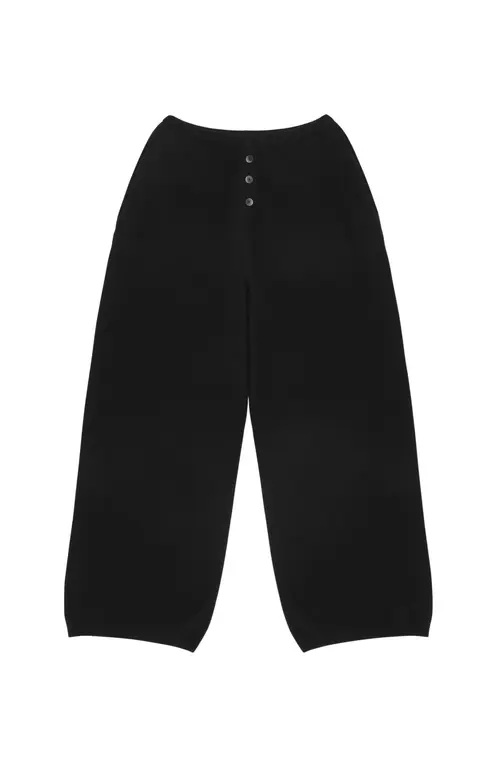 ALL MY LOVE Kayla Cashmere Pants - Onyx