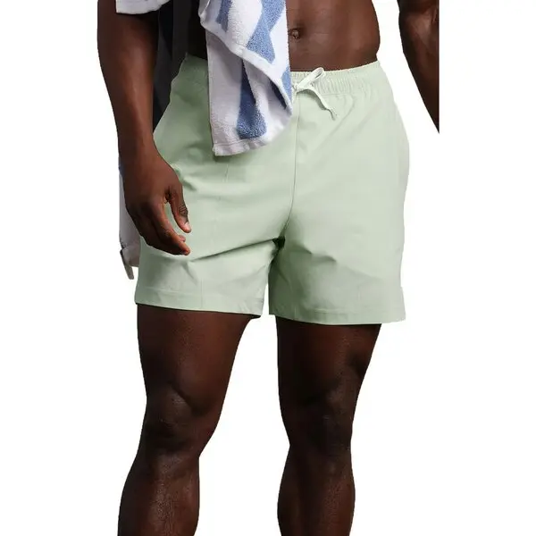 RHONE 5.5-inch Water Repellent Swim Trunks - Cool Mint