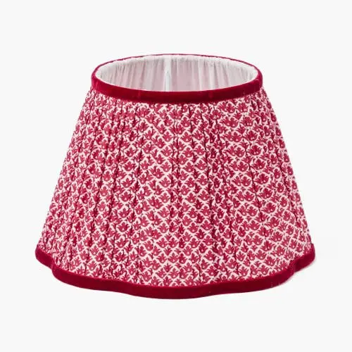 MRS. ALICE Lotus Lampshade - Red