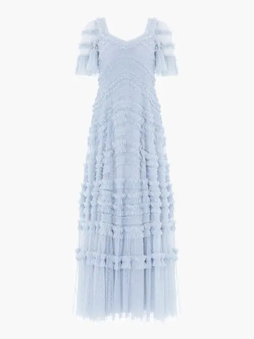 NEEDLE & THREAD Amara Ruffle Gown