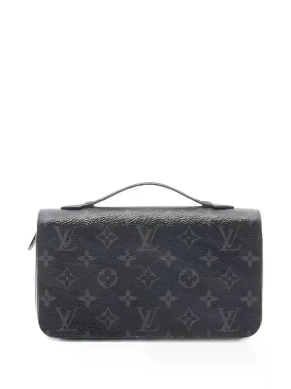 LOUIS VUITTON 2020 Zippy Monogram-pattern Ziped Wallet - Black