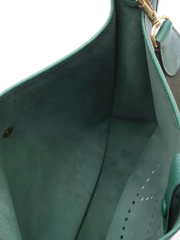 Hermès 1995 Evelyn I Shoulder Bag - Green