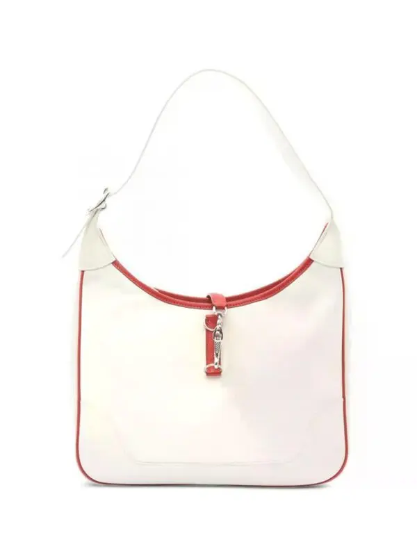 Hermès 2004 31 Trim Shoulder Bag - White
