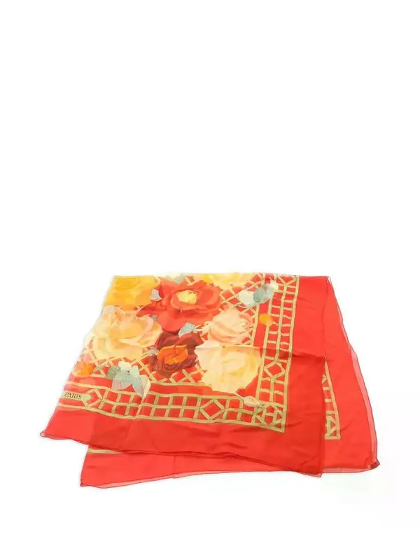 Hermès 2010s Roseraie Scarf - Red