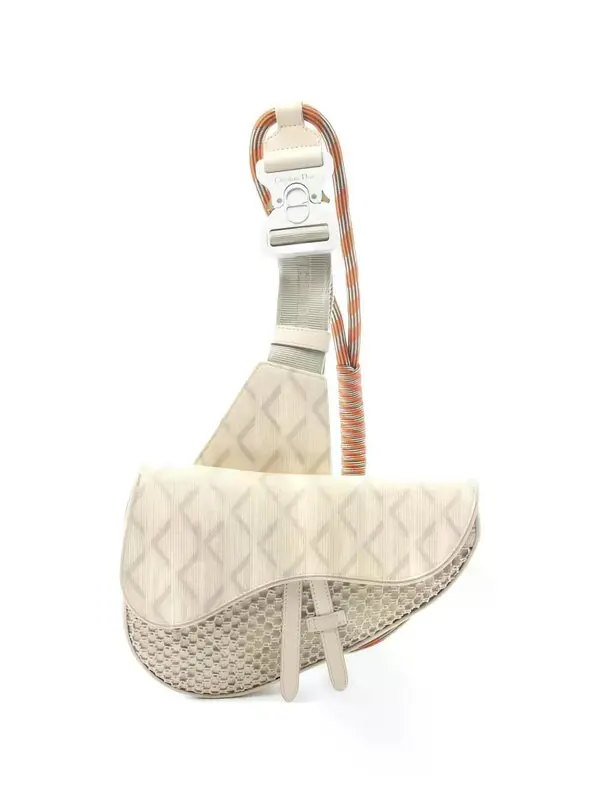 Dior 2010s Nautic Saddle Bag - Neutrals