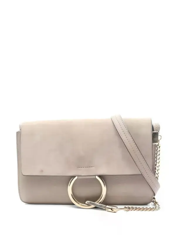 Chloé 2010s Faye Suede Shoulder Bag - Neutrals