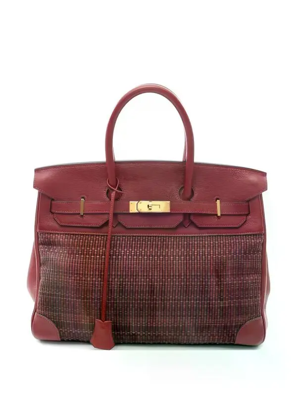 Hermès 2002 Birkin 35 Horsehair Tote Bag