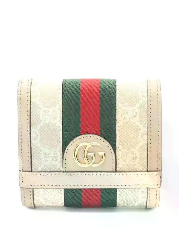 Gucci Ophidia Bi-fold Wallet - Neutrals