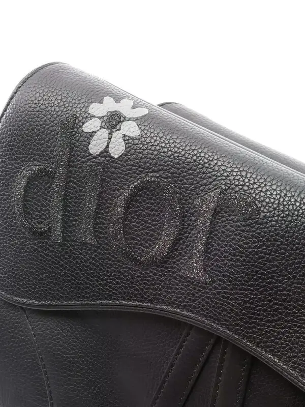 Dior 2010s X Erl Saddle Bag